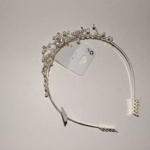 Icing | Accessories | New Silver Pearl Ice Princess Tiara Crown Nwt ...
